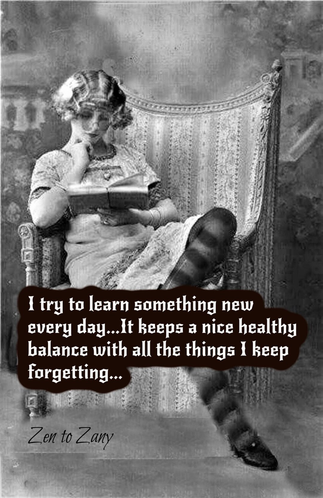 LEARN SOMETHING New..forgetting...(item 5123) Cards and Prints - Etsy