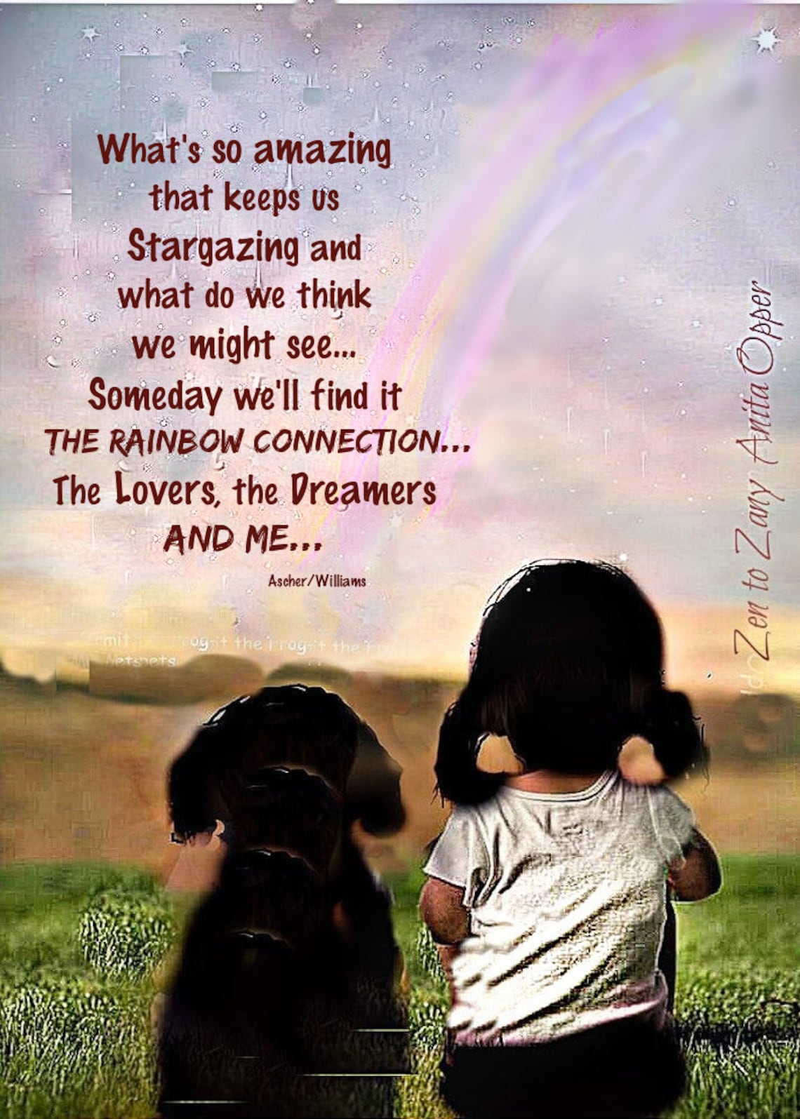 THE RAINBOW Connection...art by Anita.... item 345 - Etsy