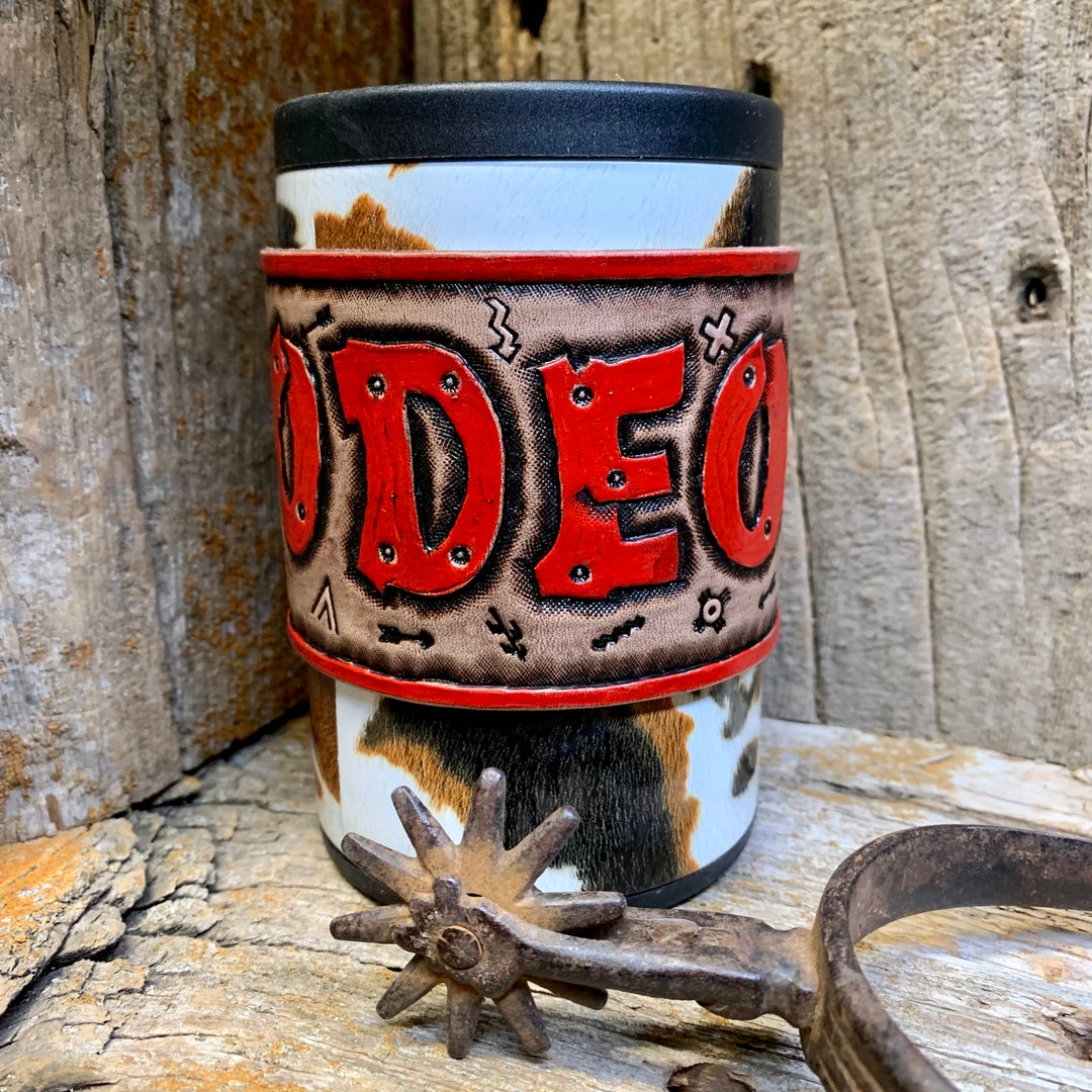 Rodeo Cowprint Can Koozie - Etsy