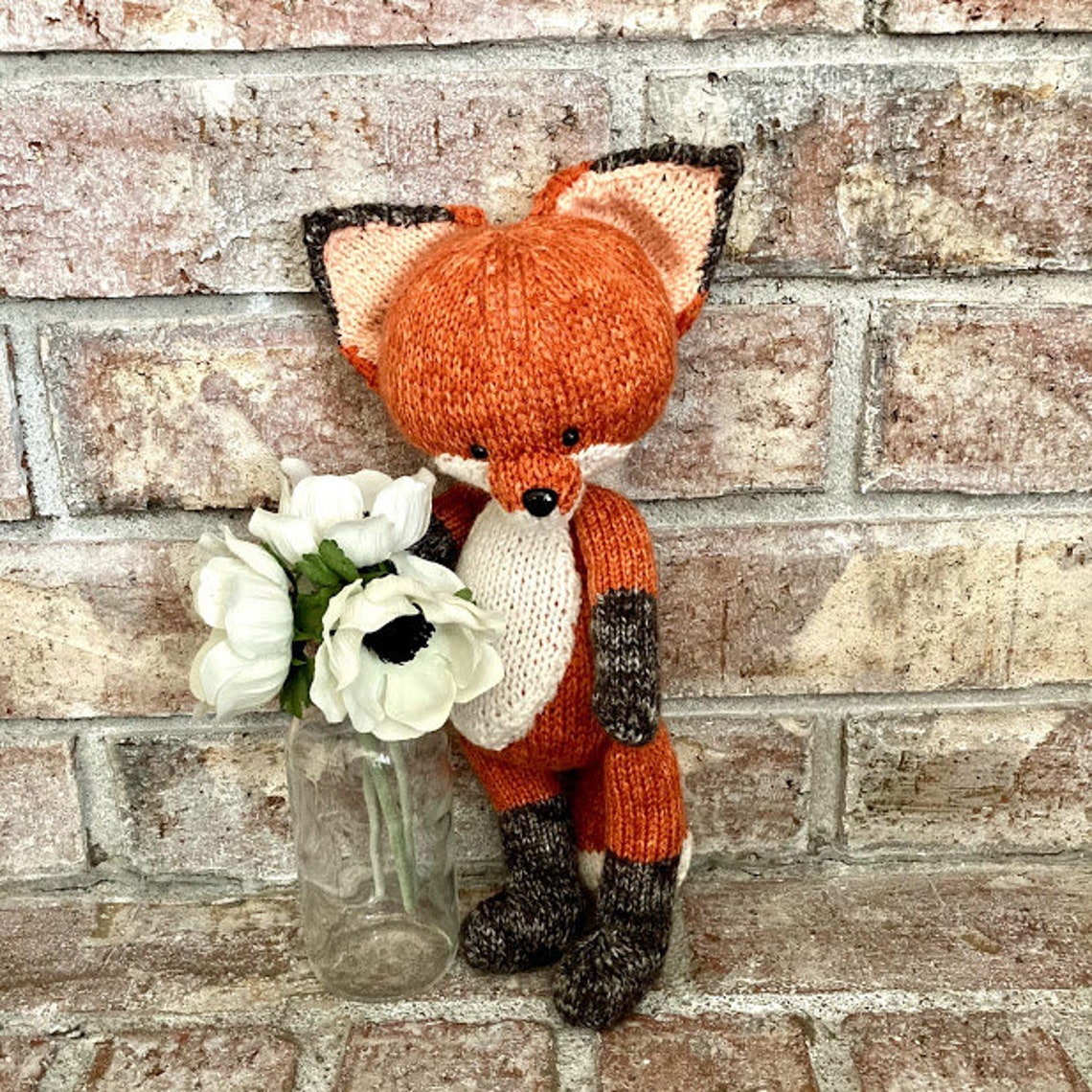 Knit Pattern Sweet Baby Fox - Etsy
