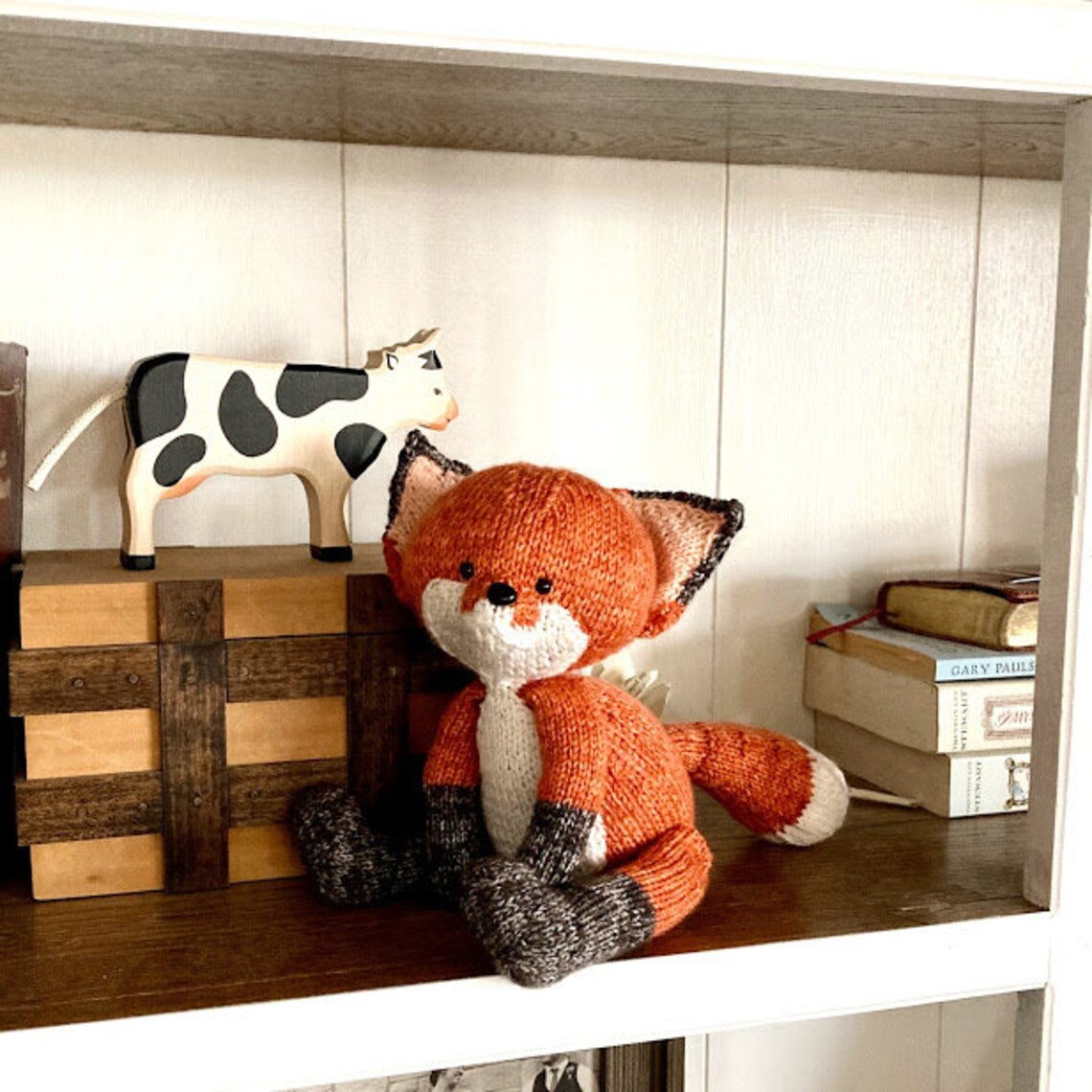 Knit Pattern- Sweet Baby Fox - Etsy