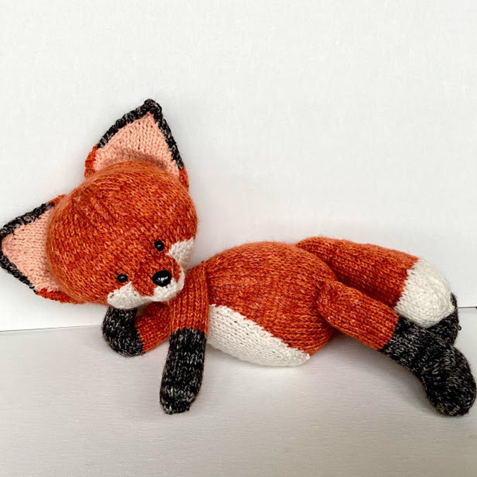 Knit Pattern- Sweet Baby Fox - Etsy