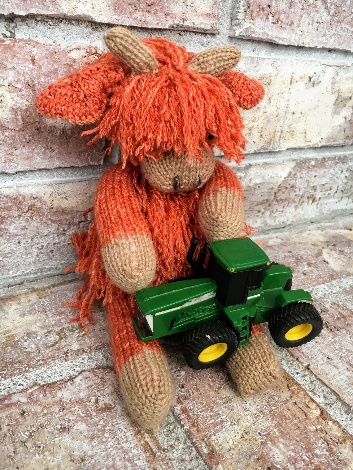 Knit Pattern Fuzzy Highland Cow - Etsy