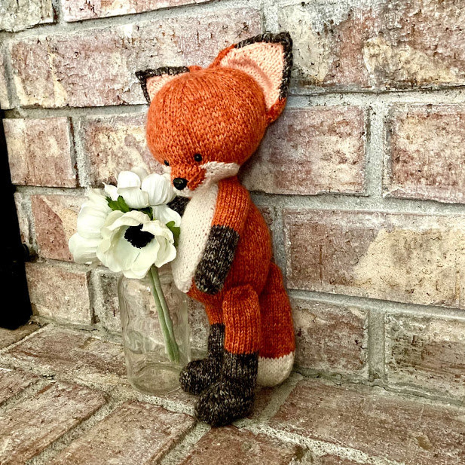 Knit Pattern- Sweet Baby Fox - Etsy