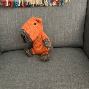 KNIT PATTERN: Capybara-little Capybara Stuffie Toy- Make the Perfect ...