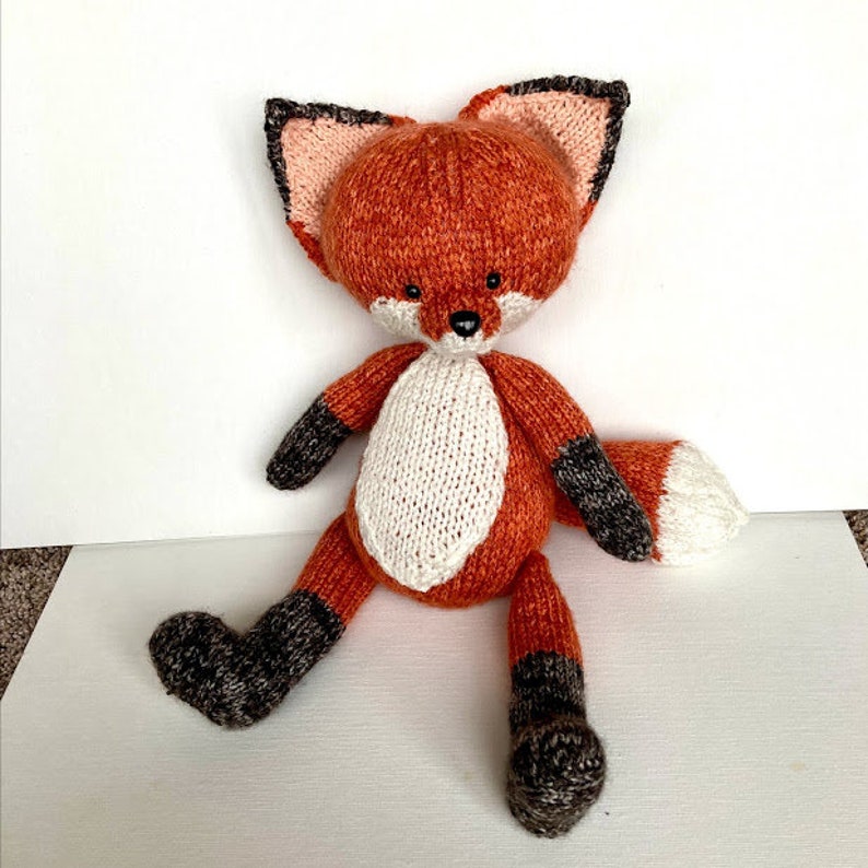 Knit Pattern- Sweet Baby Fox - Etsy