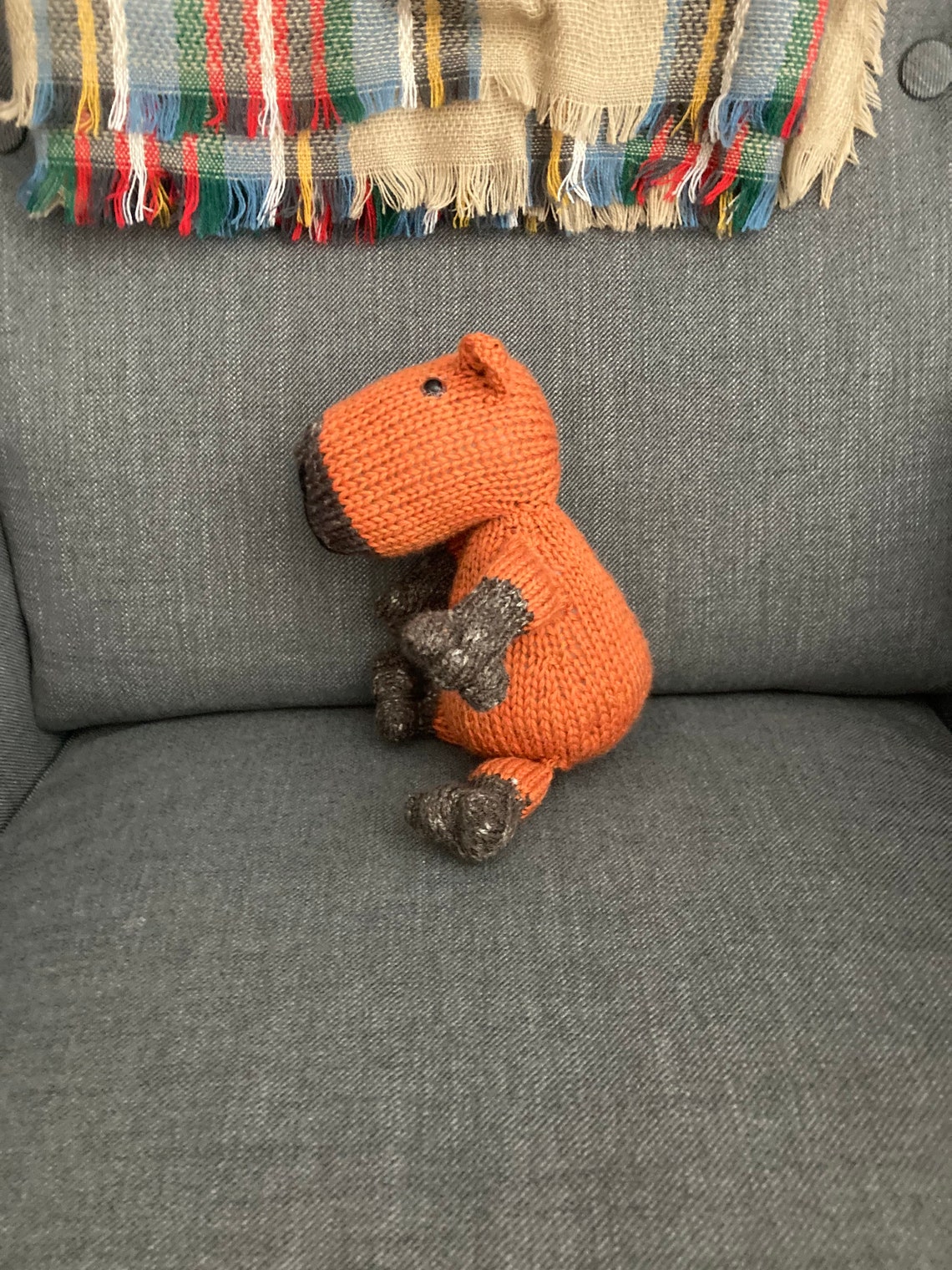 KNIT PATTERN: Capybara-little Capybara Stuffie Toy Make the - Etsy UK