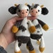 KNIT PATTERN Little Knit Cow Pattern-knit in the Round - Etsy