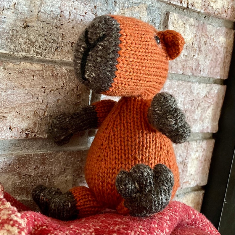 KNIT PATTERN: Capybara-little Capybara Stuffie Toy Make the - Etsy
