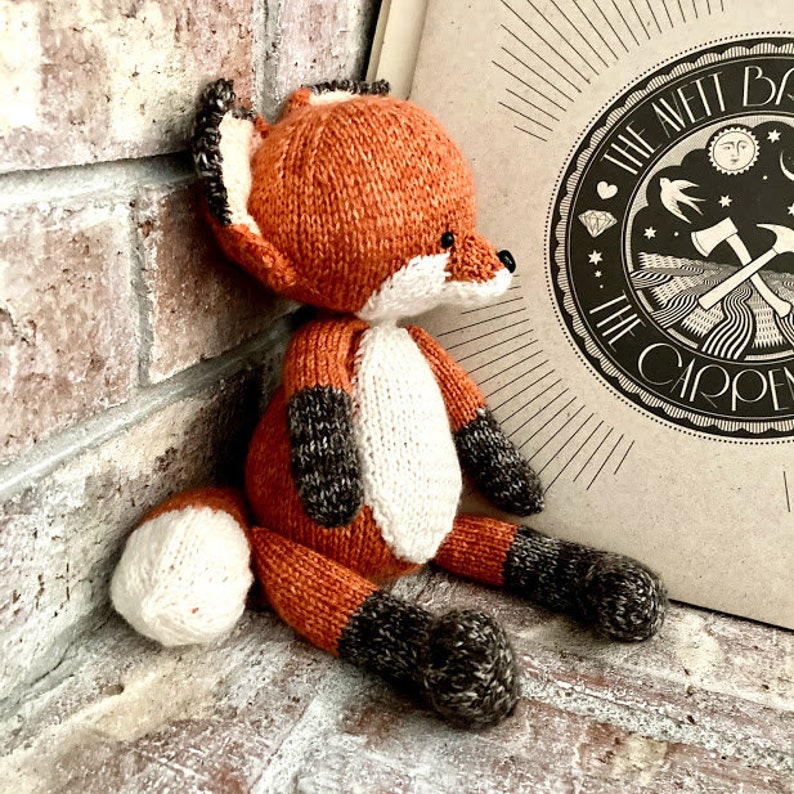 Knit Pattern Sweet Baby Fox - Etsy