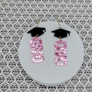 Grad Earrings, Senior Jewelry, Graduation Accessories, Statement ...