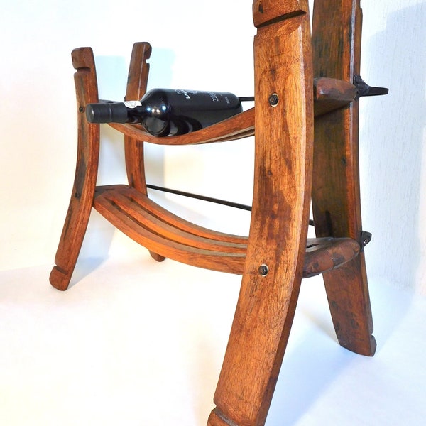 Wine Barrel Wine Rack - Etsy