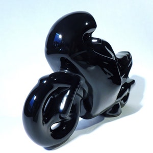 1980s Ceramic Motorcycle Coin Bank - Etsy