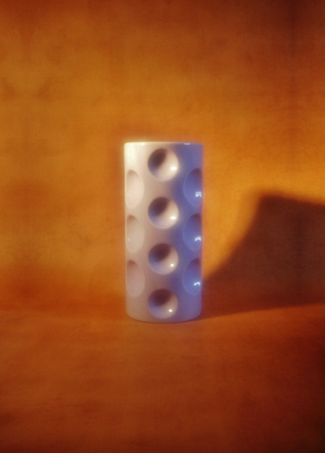 1960s Kingston Pottery 'TARDIS' Vase in Pastel Purple - Atomic Age ...