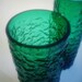 Vintage Pair of Hirschberg Textured Glass Vases - Etsy