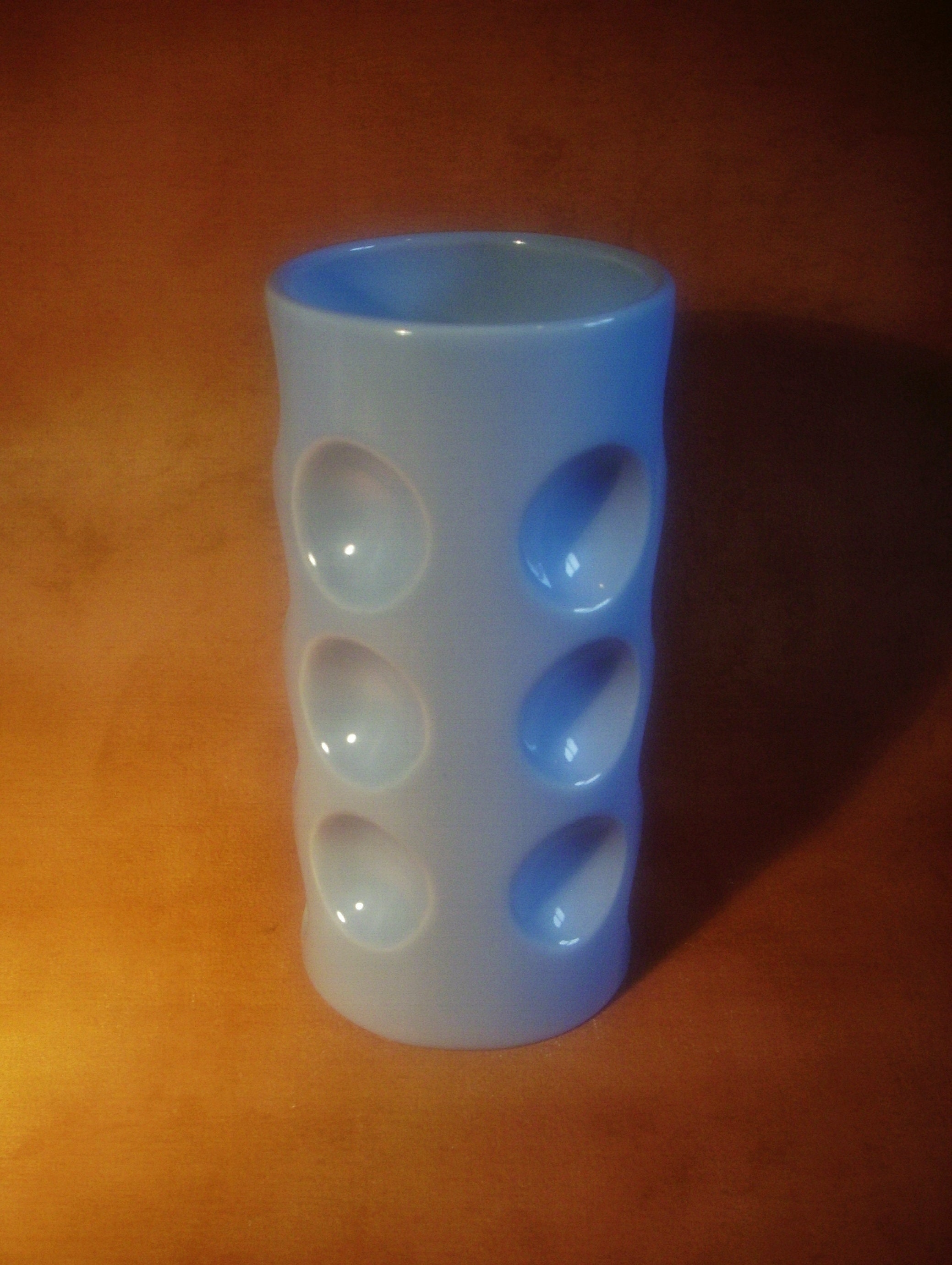 1960s Kingston Pottery 'TARDIS' Vase in Pastel Blue - Etsy