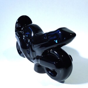 1980s Ceramic Motorcycle Coin Bank - Etsy