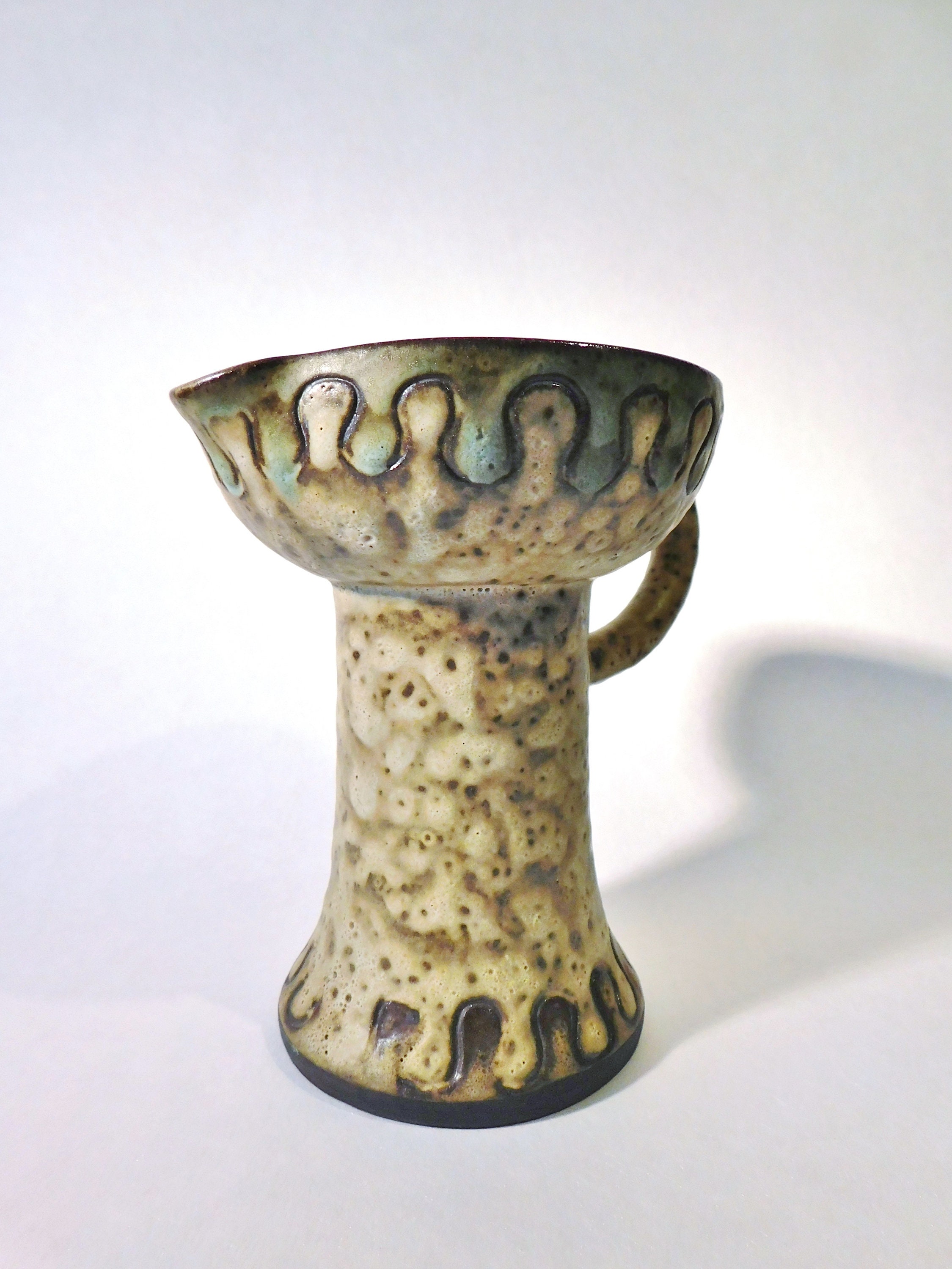 1960s Ceramic Water Decanter Jug by Hannie Mein Dutch Studio Art ...