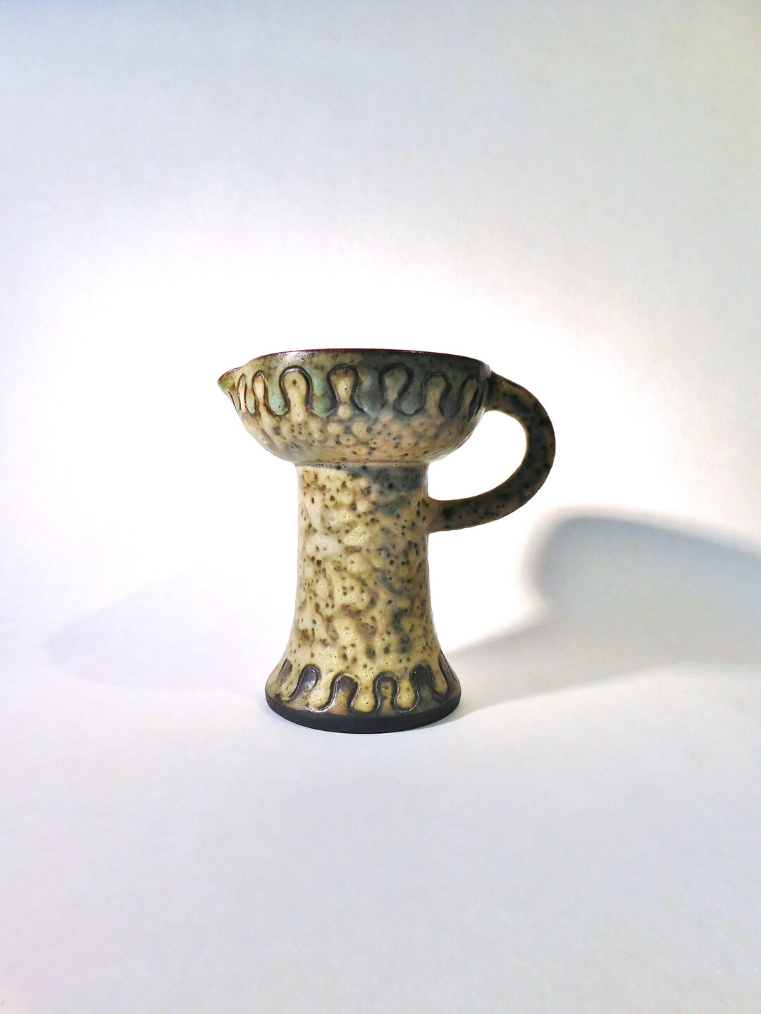 1960s Ceramic Water Decanter Jug by Hannie Mein - Dutch Studio Art ...