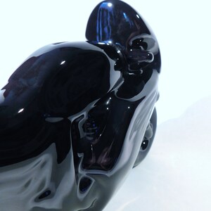 1980s Ceramic Motorcycle Coin Bank - Etsy