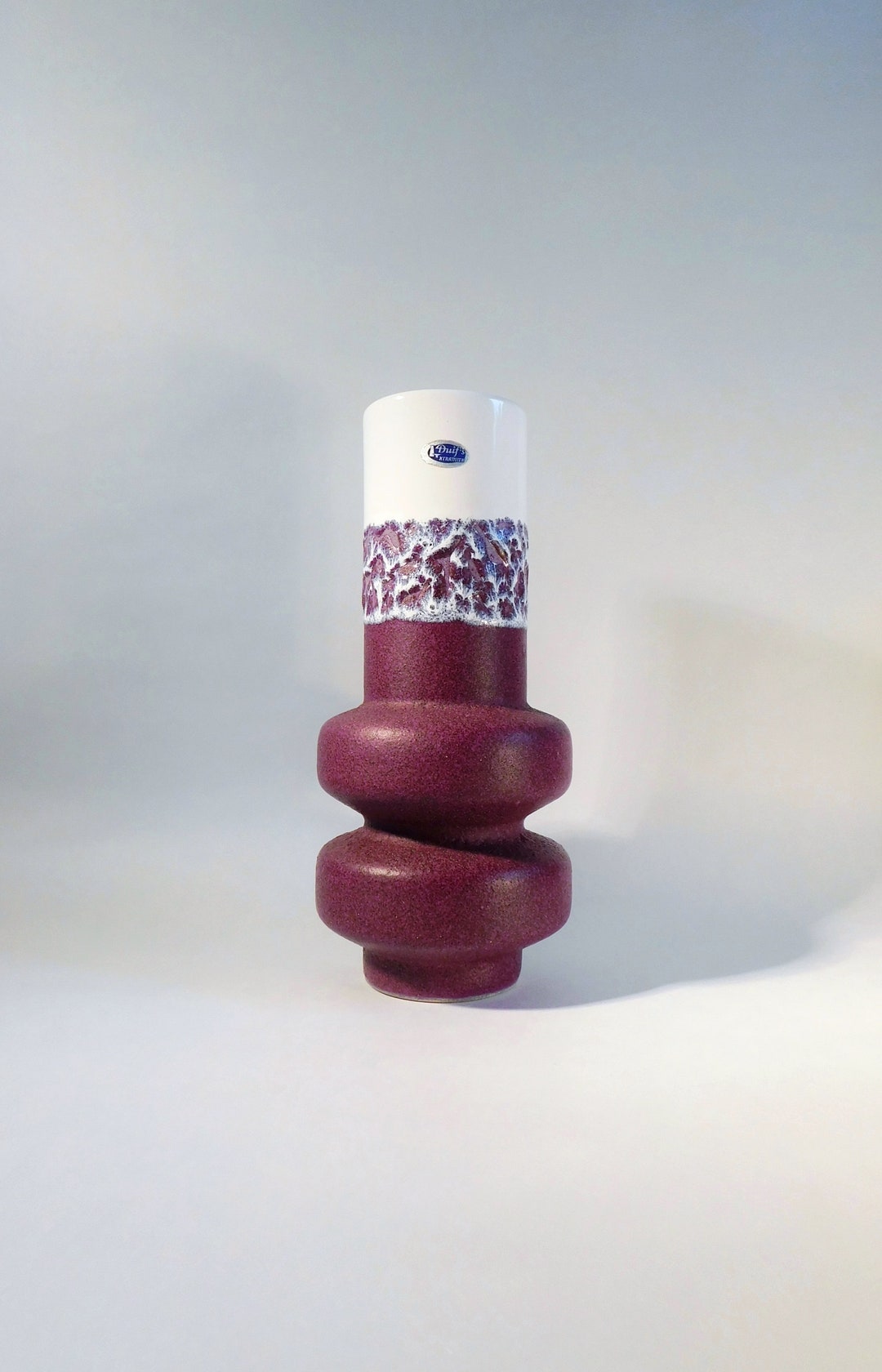 1970s Duif's Keramiek Vase Fat Lava Decor - Etsy