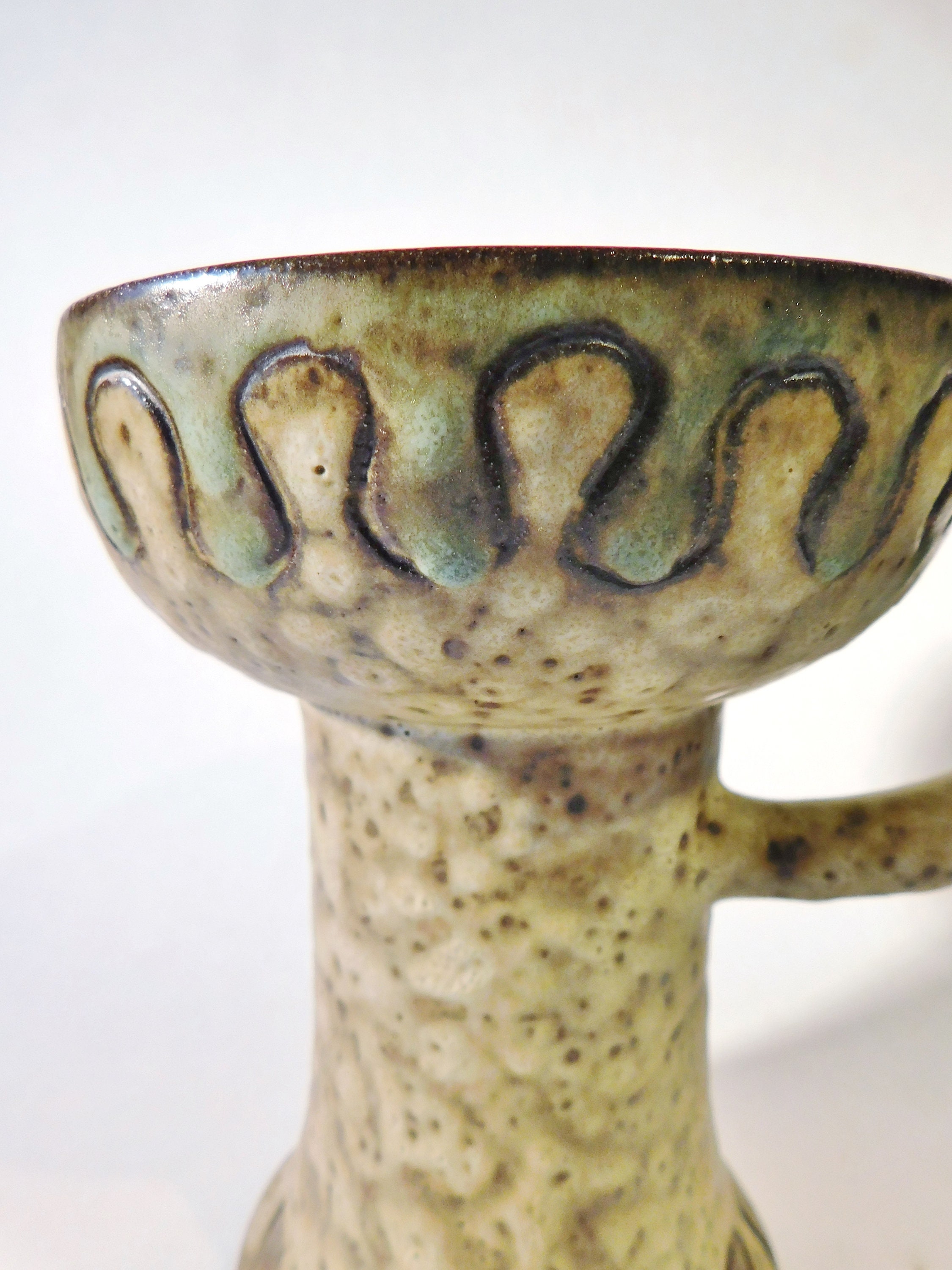 1960s Ceramic Water Decanter Jug by Hannie Mein Dutch Studio Art ...