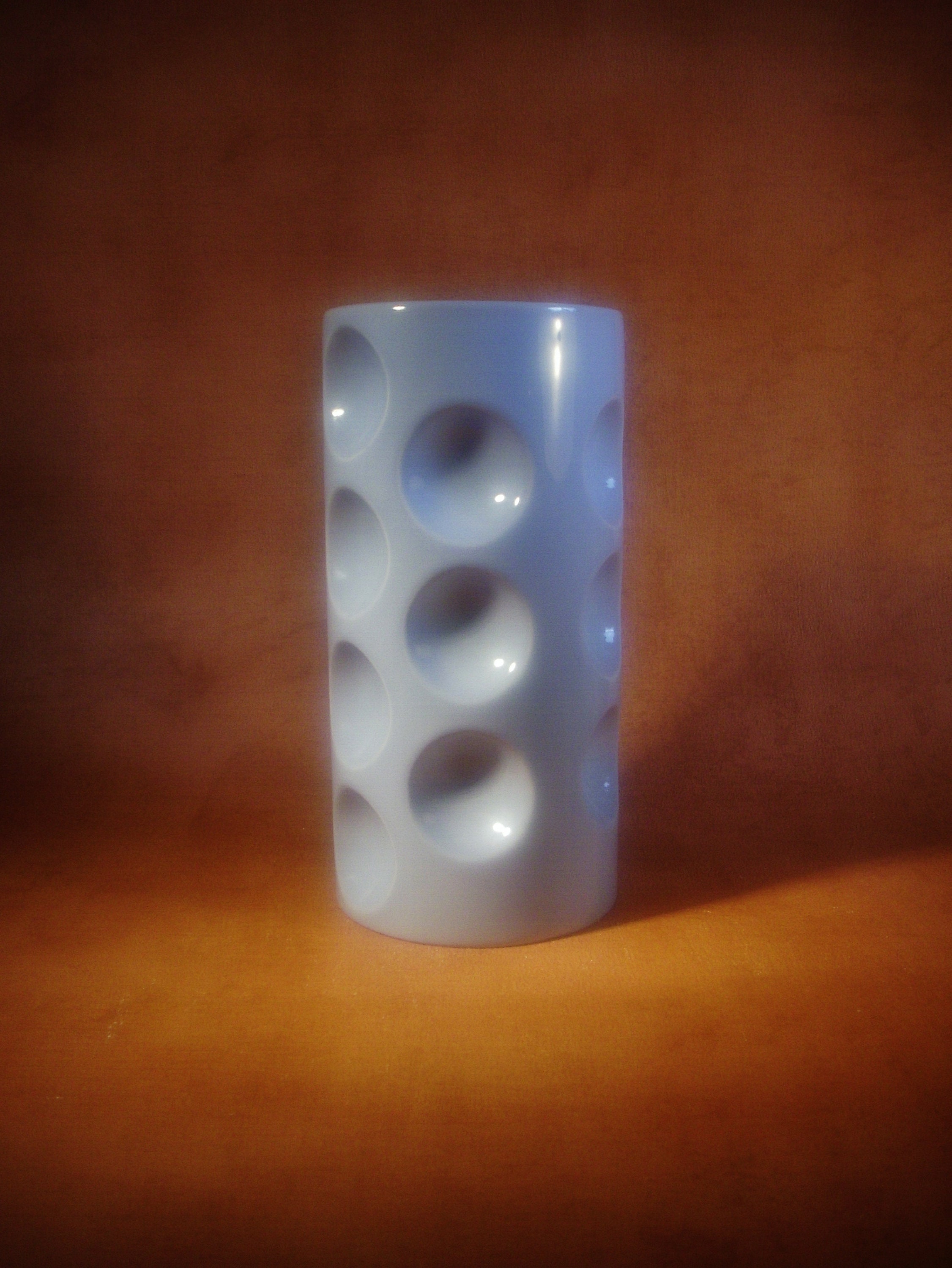 1960s Kingston Pottery 'TARDIS' Vase in Pastel Blue - Etsy