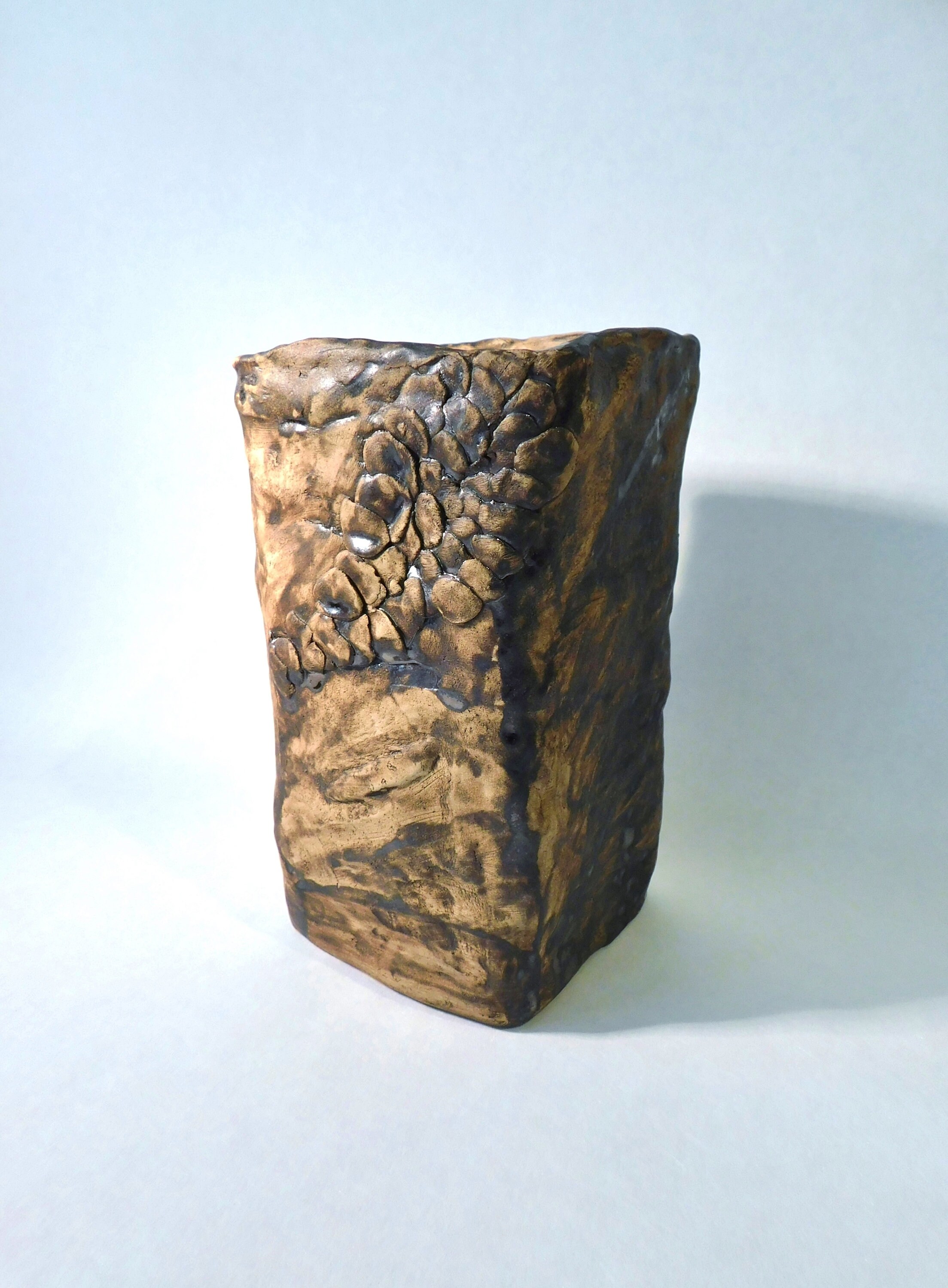 1970s Brutalist Asymmetrical Rectangular Vase Studio Art Pottery - Etsy