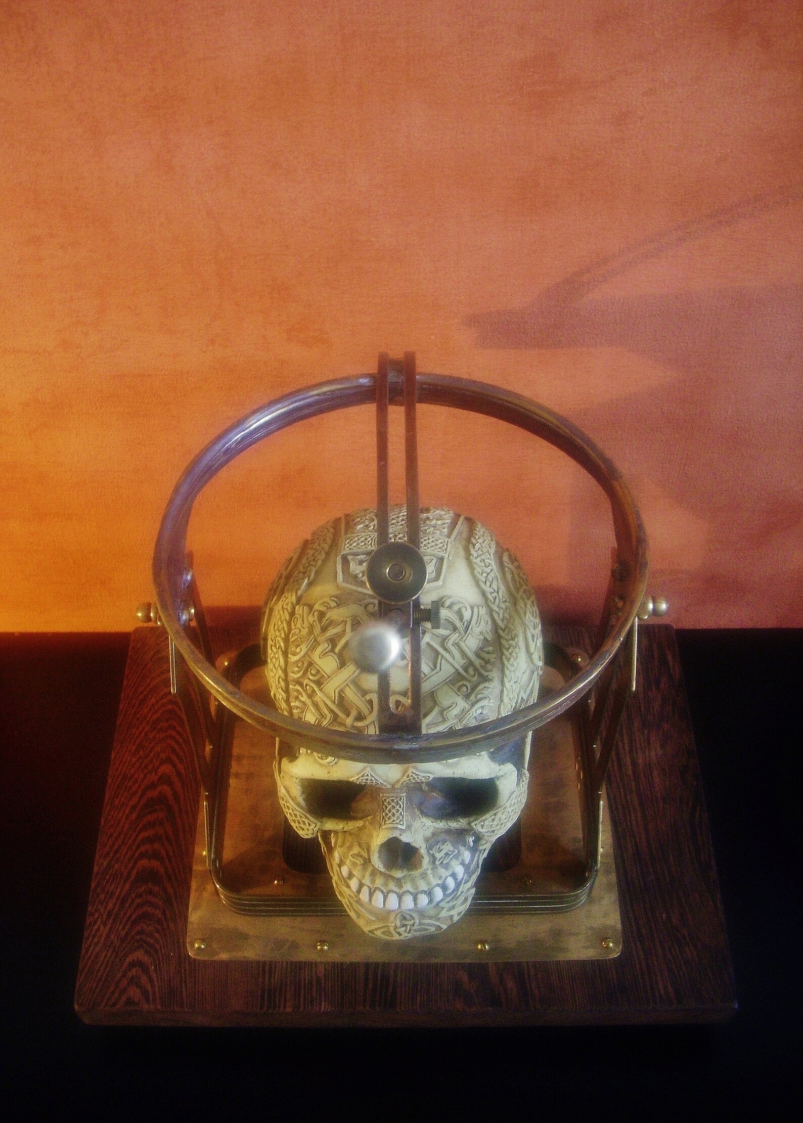 NESCIO Steampunk Craniometer With Celtic Knotwork Skull | Etsy
