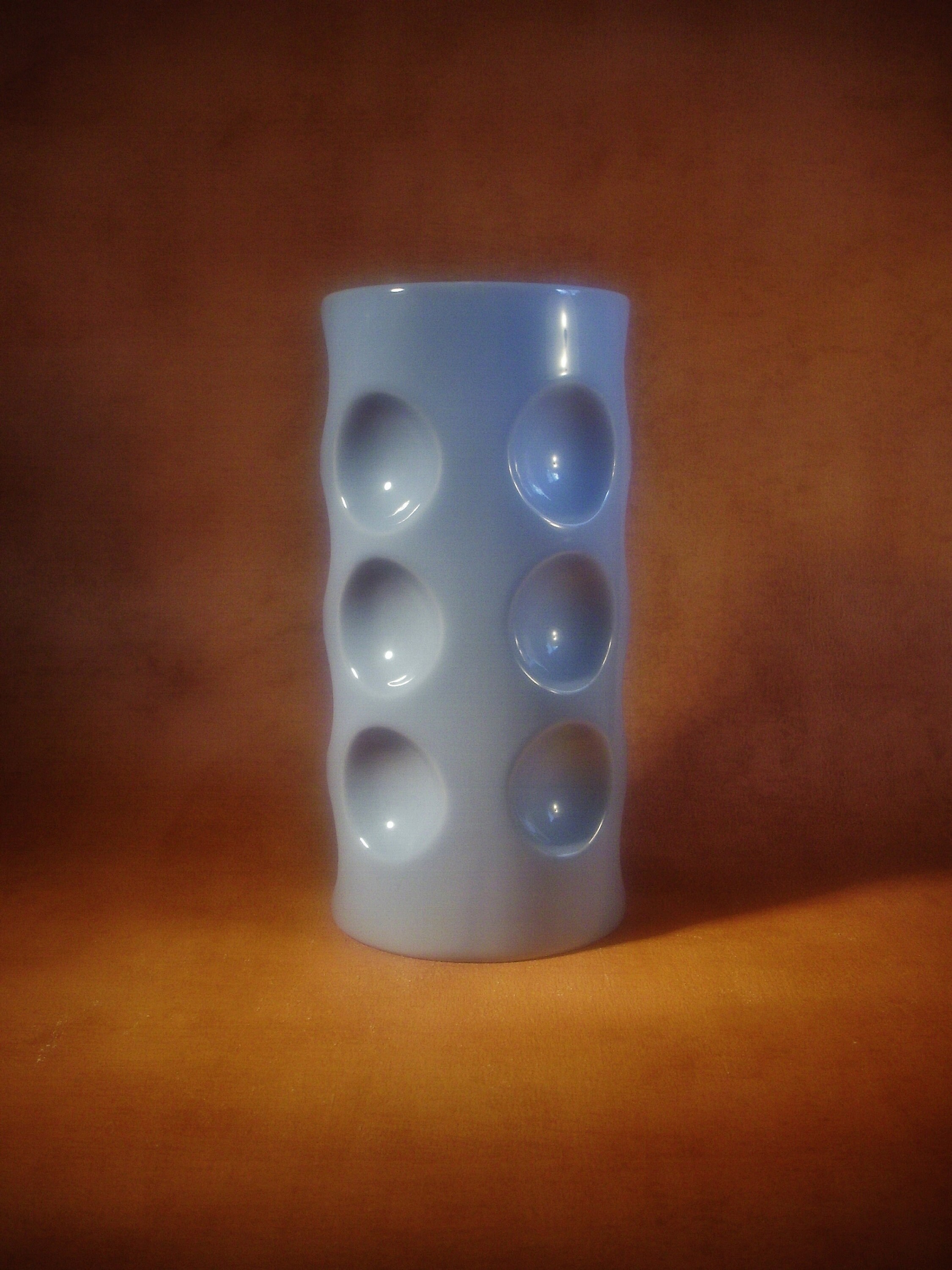 1960s Kingston Pottery 'TARDIS' Vase in Pastel Blue - Etsy