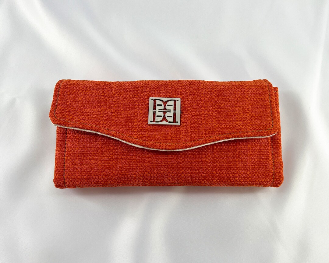 Red Orange Clutch Wallet, Cute Wallet, Vegan Wallet - Etsy