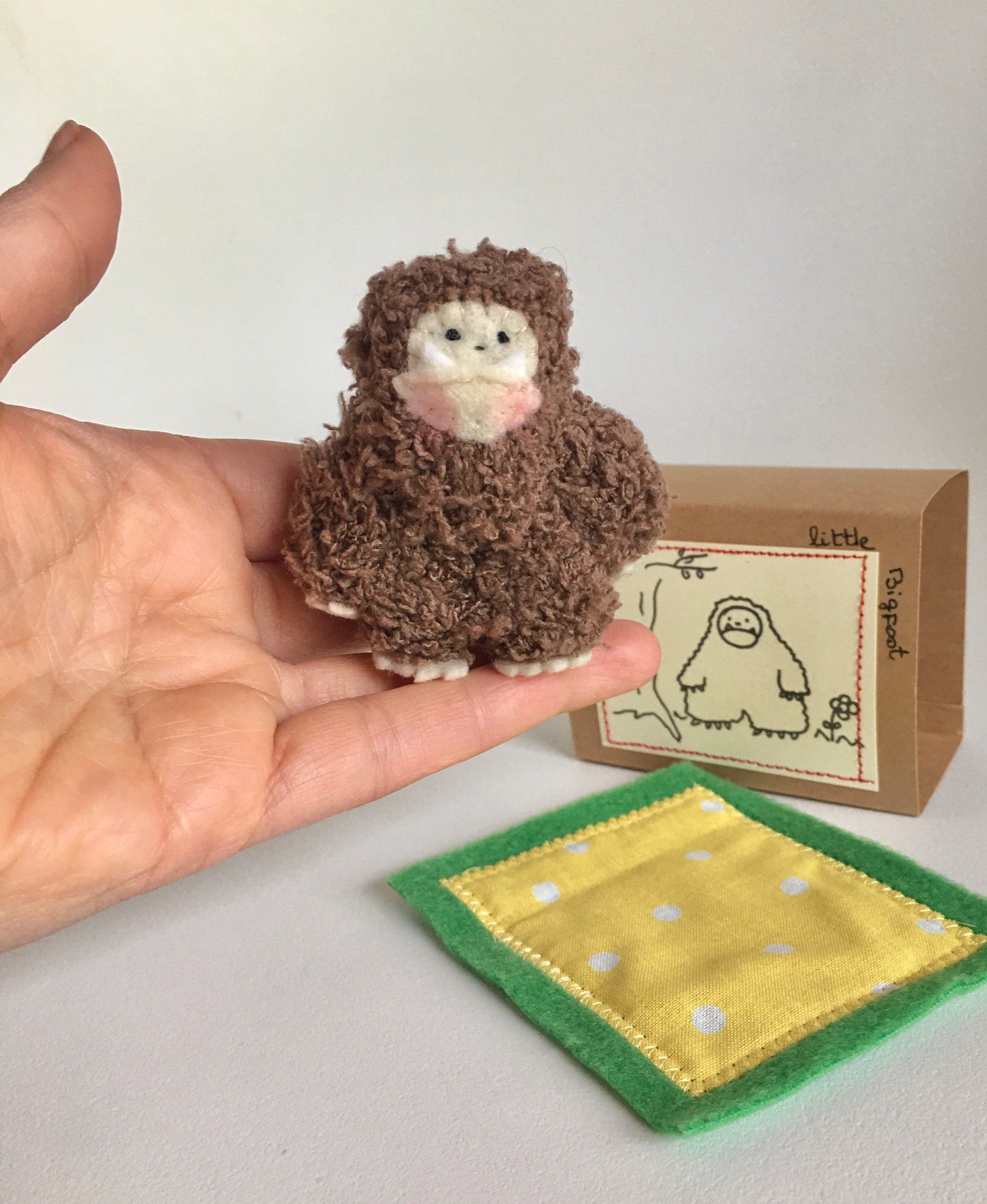 Bigfoot (sasquatch), Hand Knit, Very Soft and Cute, It Comes With a ...