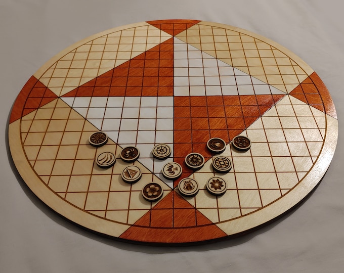 Custom Mini Pai Sho Board With Tiles - Etsy