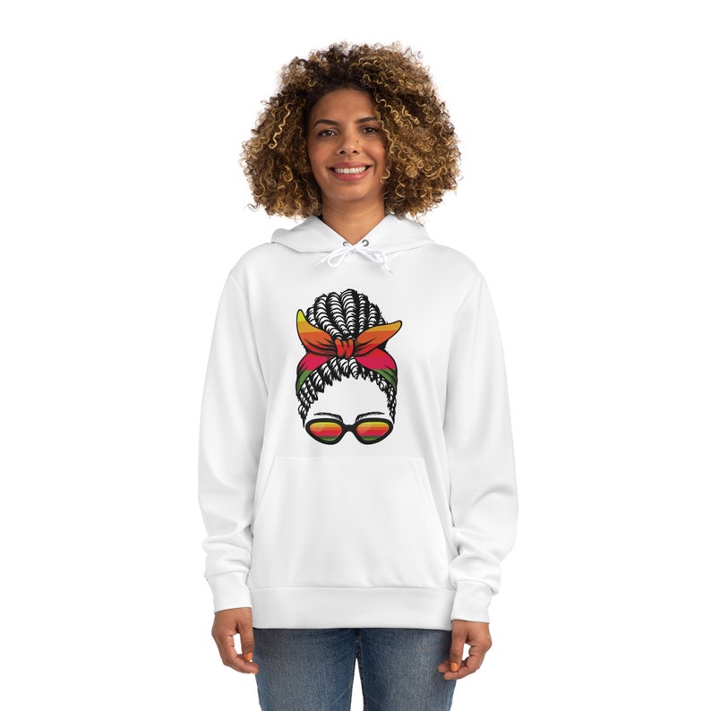 Messy Bun Dreadlocks Hair African American Black Mom Vector ...