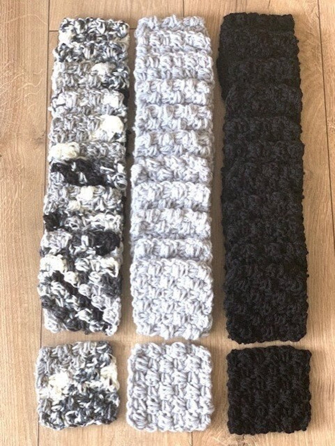 Squares Bundle LOT of 36 Pieces 4 Inch Squares White Black and Grays ...