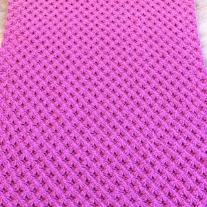 Afghan Throw Blanket Pretty Pink Plush and Warm 40 X 58 - Etsy