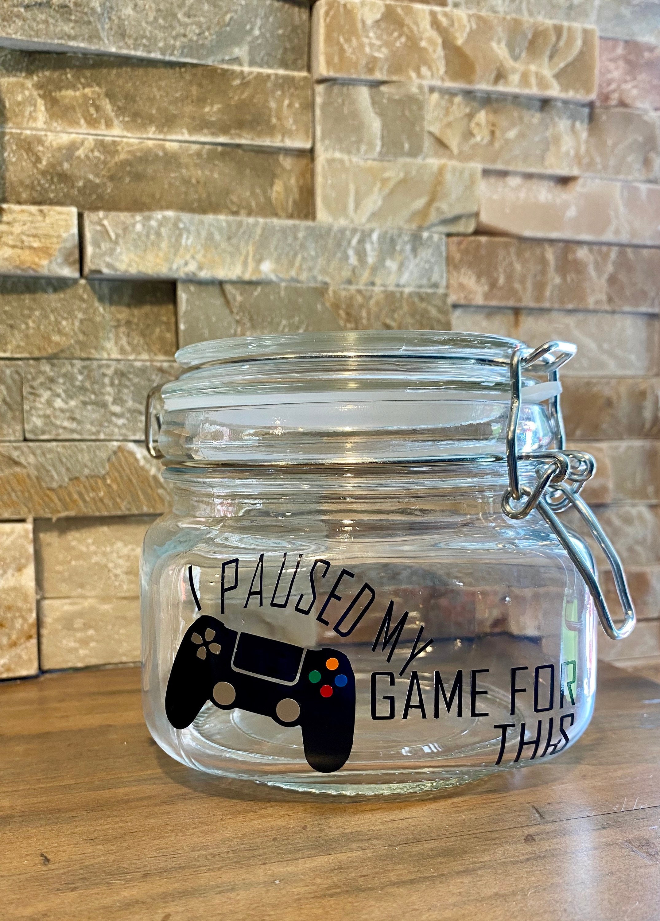 Video Game Stash Jar Cannabis Jar Stash Jar/ Custom 420 - Etsy UK