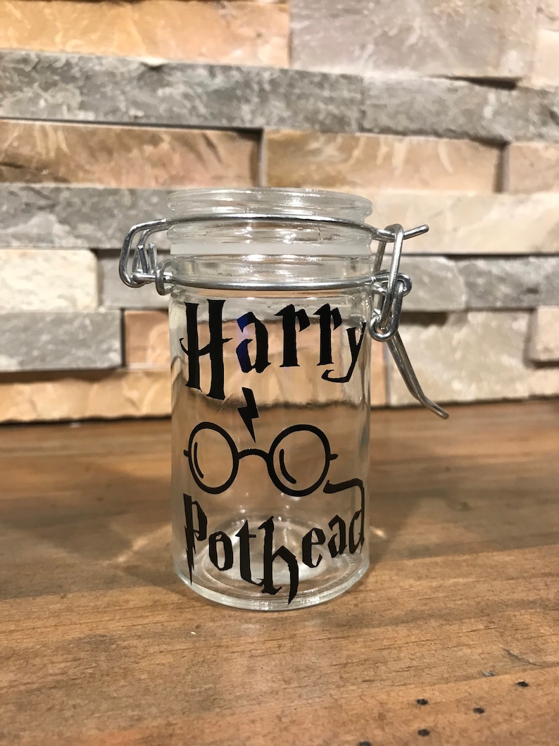 Stash Jar/ Stache Harry Pothead Air Tight and Smell Proof - Etsy