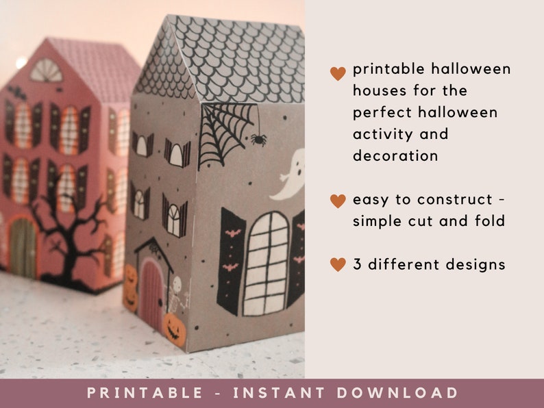 Printable Halloween Houses | Printable Paper Craft | Kids Activity ...