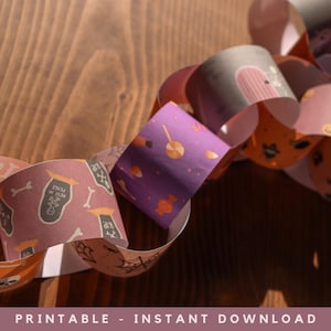 Printable Halloween Paper Chain | Craft | Printables for Kids ...