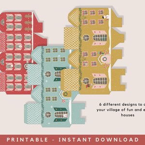 Printable Christmas Houses | Paper Craft | Printable for Kids ...