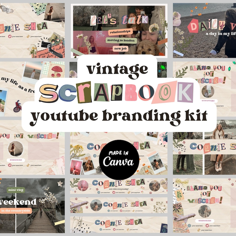 Youtube Branding Retro - Etsy