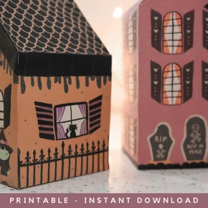 Printable Halloween Houses | Printable Paper Craft | Kids Activity ...