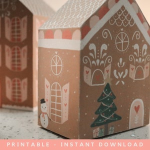 Printable Gingerbread Houses | Printable Paper Craft | Kids Activity ...