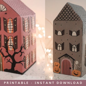 Printable Halloween Houses | Printable Paper Craft | Kids Activity ...