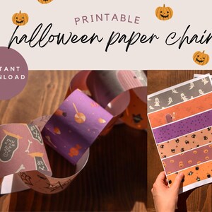 Printable Halloween Paper Chain | Craft | Printables for Kids ...