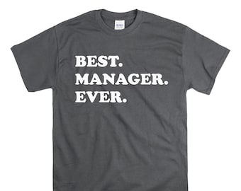 Manager Shirt Manager Gift Funny Manager Best Manager - Etsy