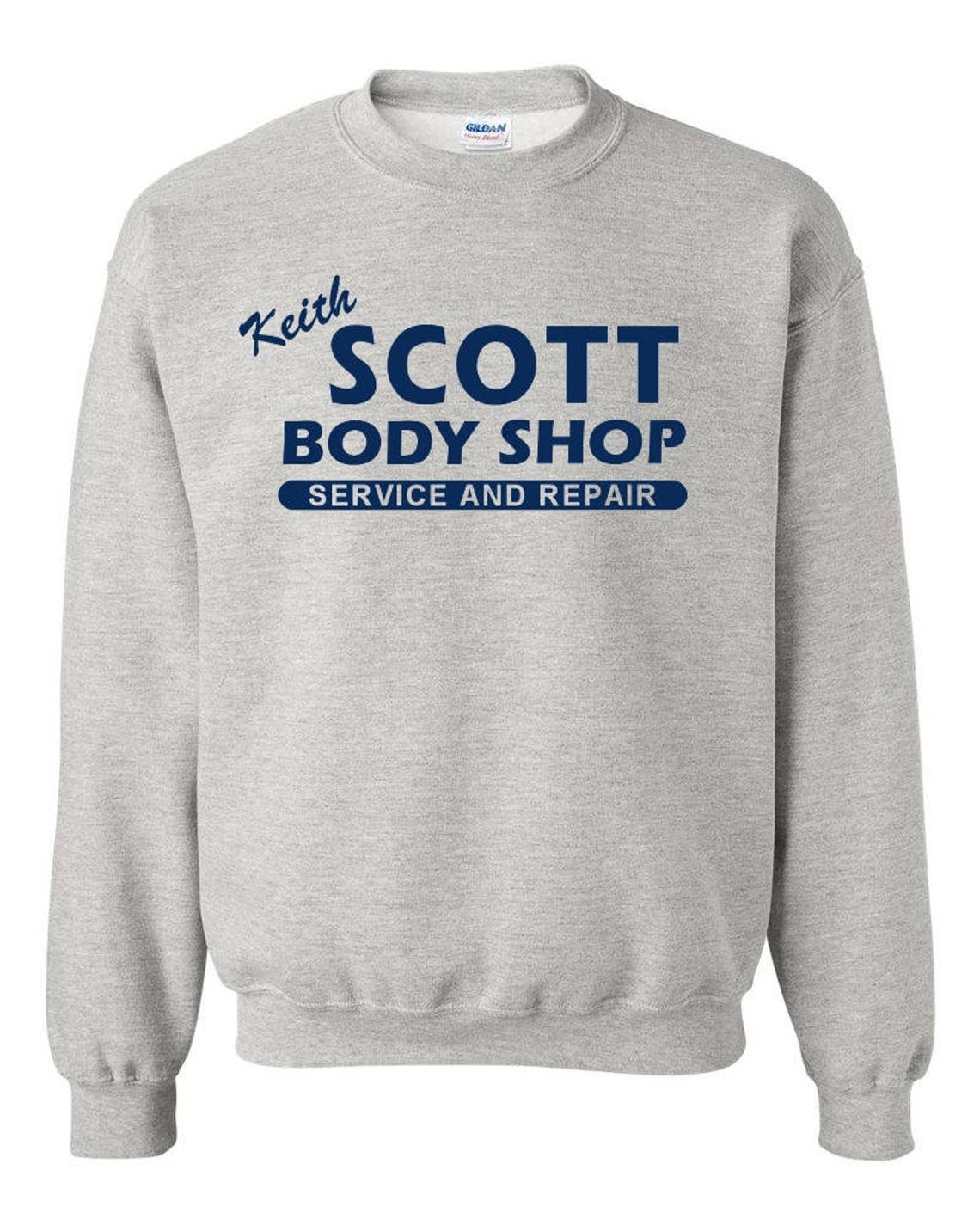 Keith Scott Body Shop Sweatshirt One Tree Hill Sweatshirt | Etsy