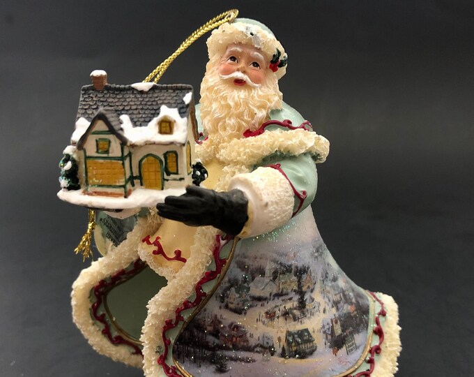 Thomas Kinkade St. Nicholas Circle Old World Santa Ornament Ashton ...