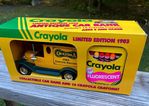 Crayola Crayons Antique Car Bank 1903 Limited Edition - Etsy